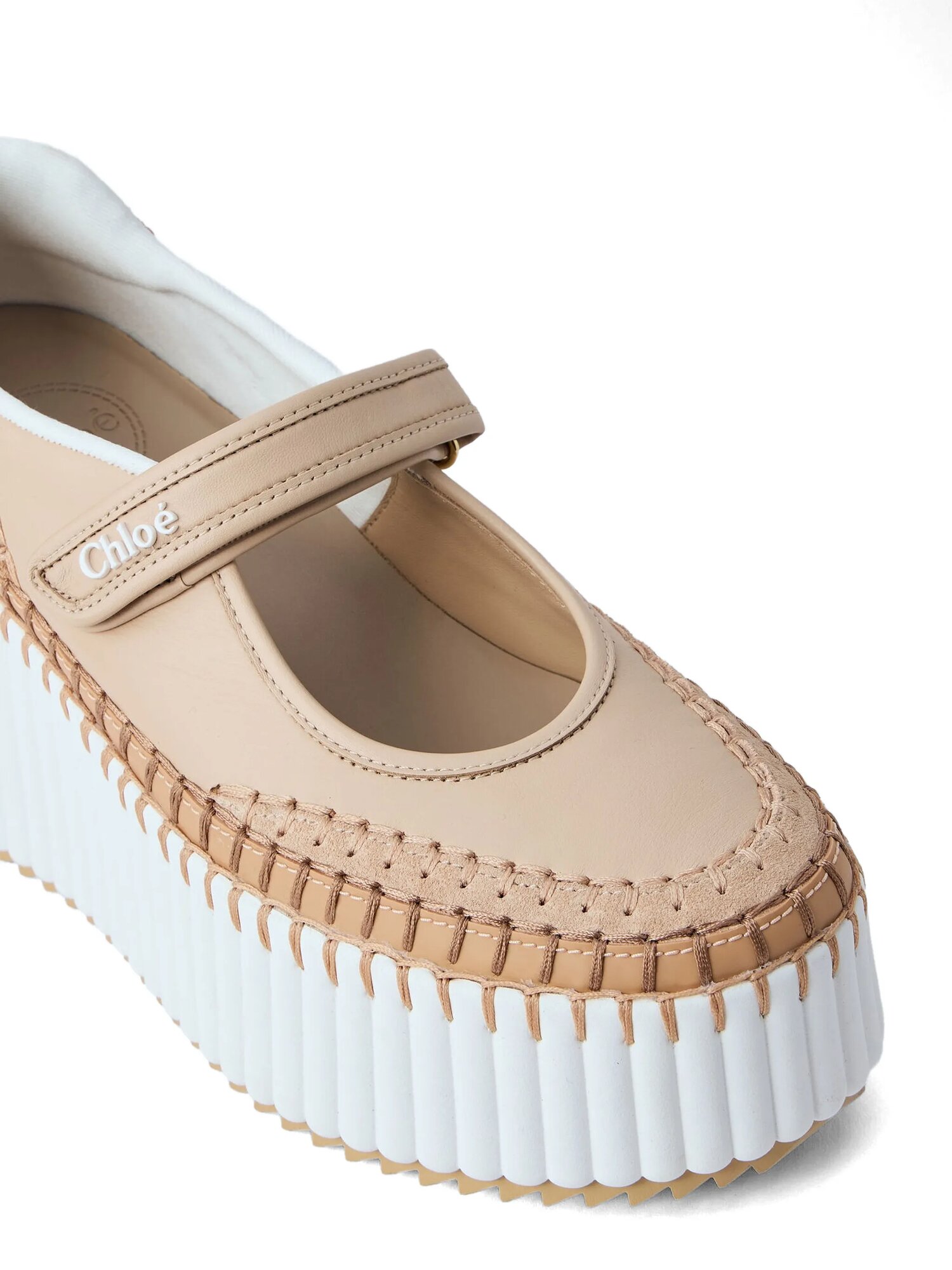 Кроссовки Chloe Nama wedge sneakers, размер 39, разноцветный — фото 1