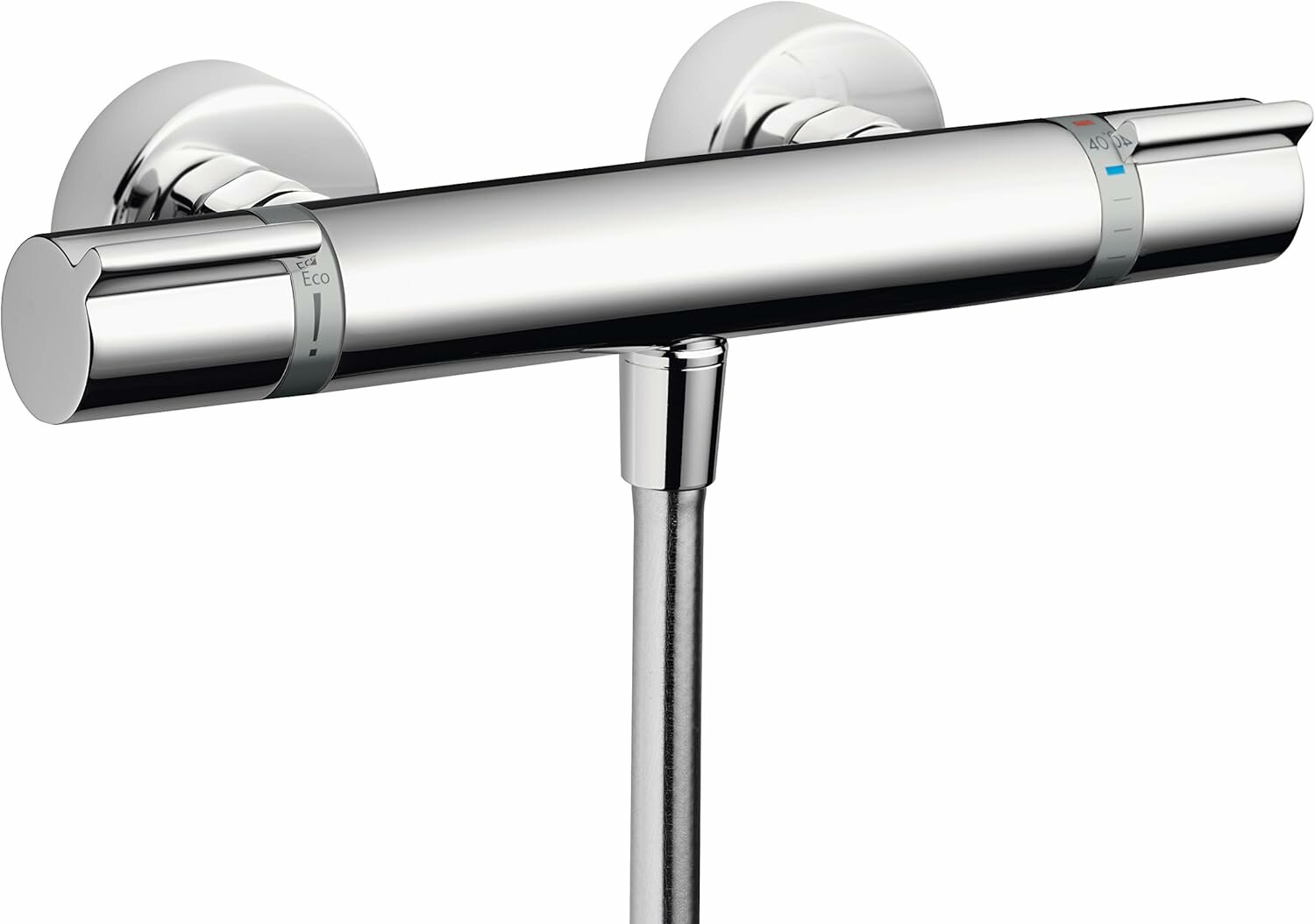 Термостат для душа Hansgrohe, хром 15368000 латунь, глянцевый хром