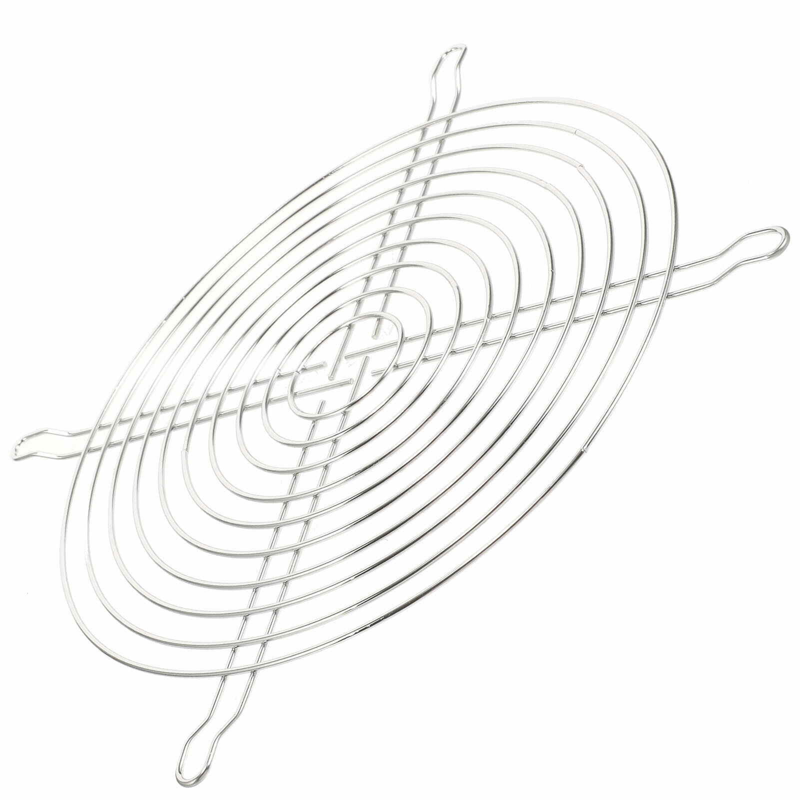 Металлический защитный кожух для вентиляторов серебристый