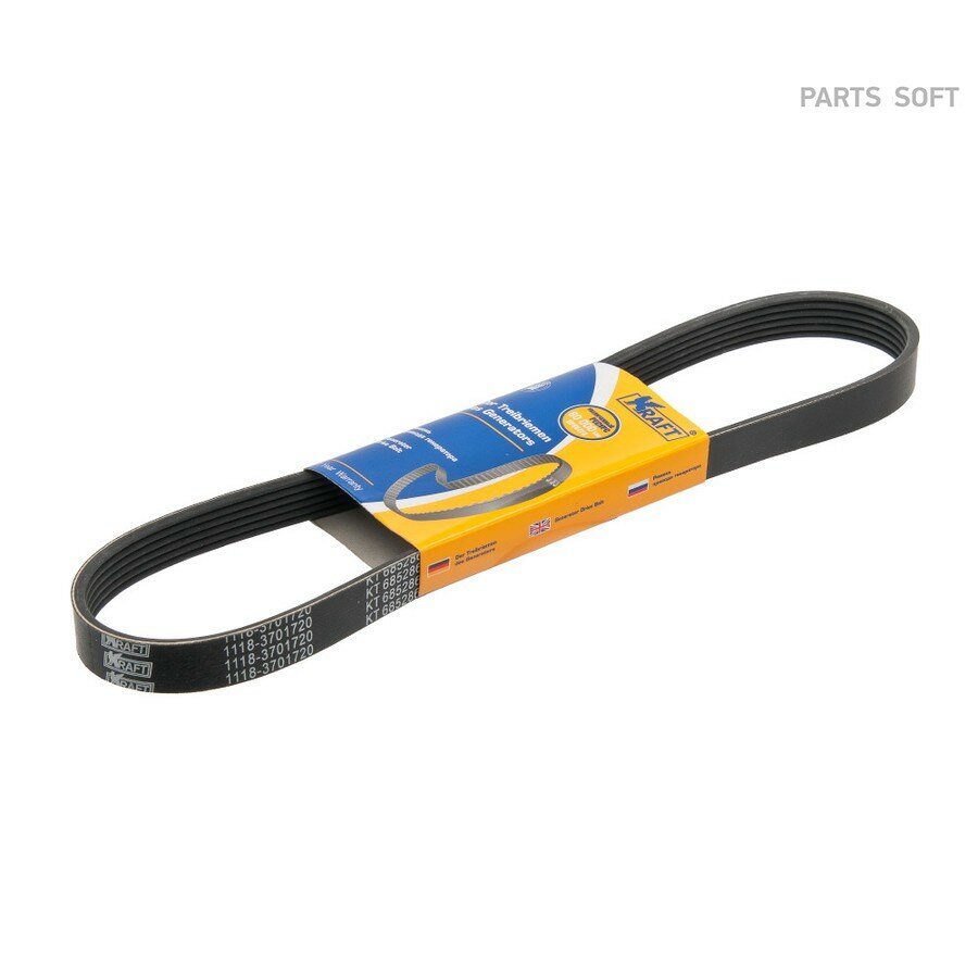Ремень 883 генератора для а/м ВАЗ 1118 Kraft КТ685286 KRAFT KT685286 | цена за 1 шт