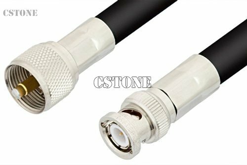 UHF штыревой к BNC штыревой кабель используя RG214 коаксиальный