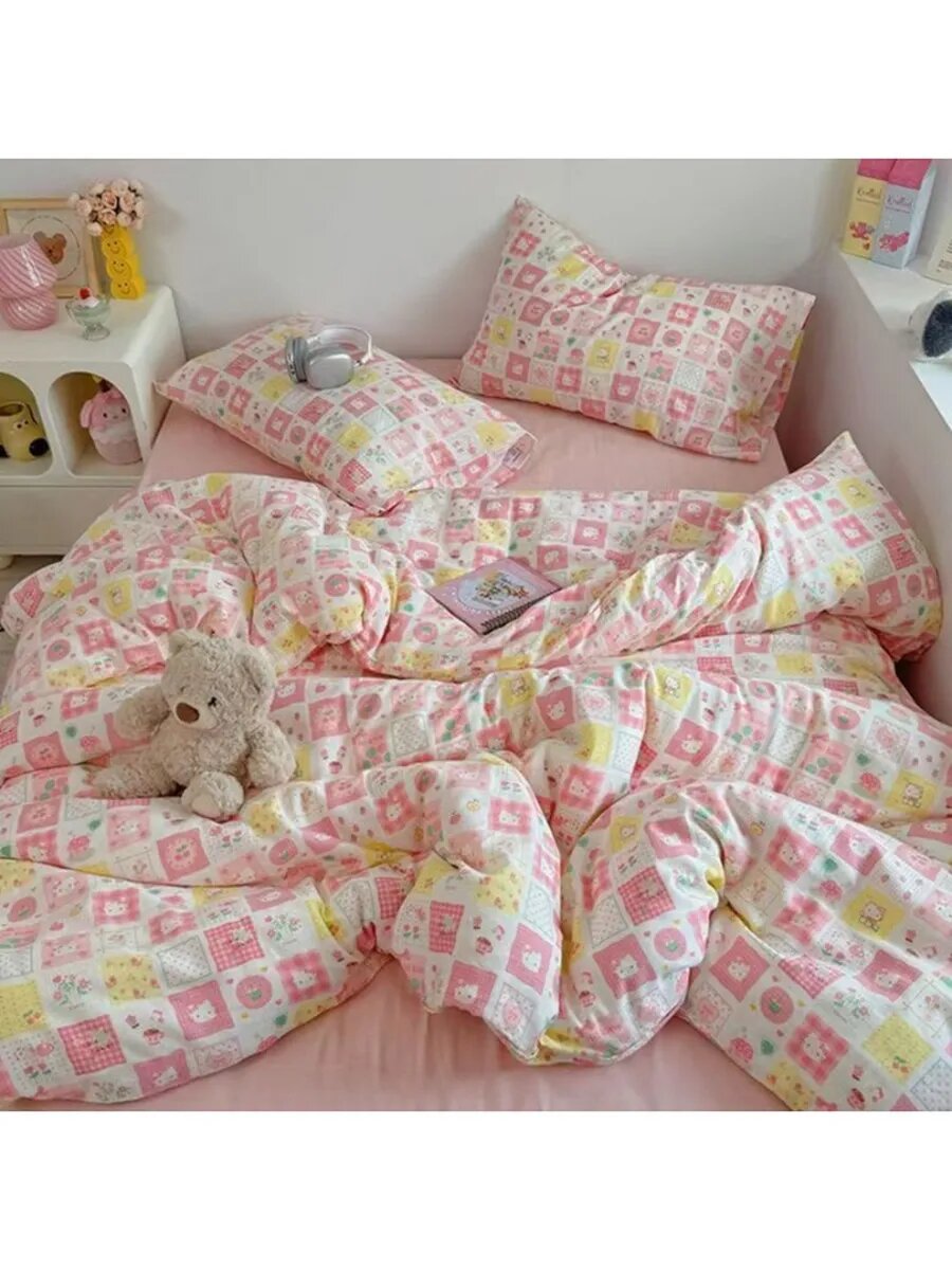 Постельное белье 1.5 hello kitty — фото 1