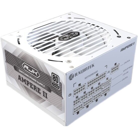 Блок питания Raijintek AMPERE II 1200, 1200W, 80+ Platinum, белый