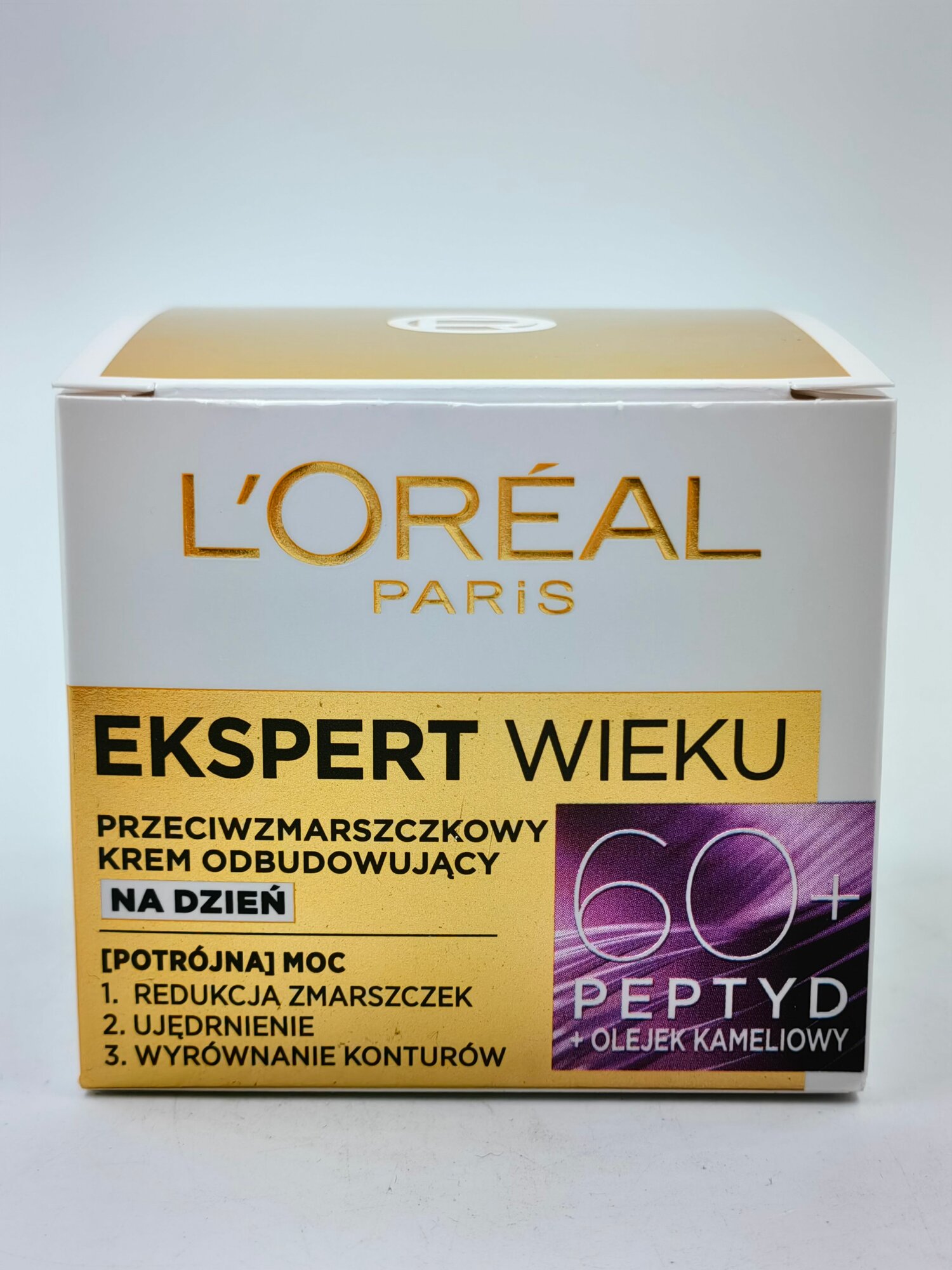 Крем дневной Agе Expert 60+ с пептидами и маслом камелии, восстанавливающий против морщин, 50 мл (Франция)