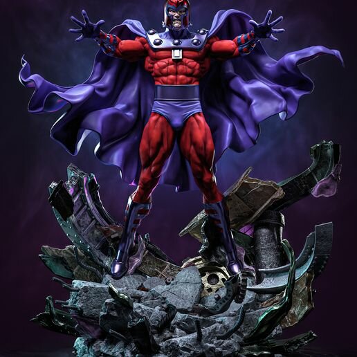 Сборная модель Magneto (X - Men), 444мм, 1/6 для покраски