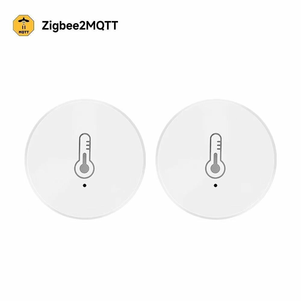 Датчик температуры и влажности Tuya Zigbee 3.0 Z2MQTT, умный домашний гигрометр Z2M, домашний помощник для мониторинга в режиме реального времени