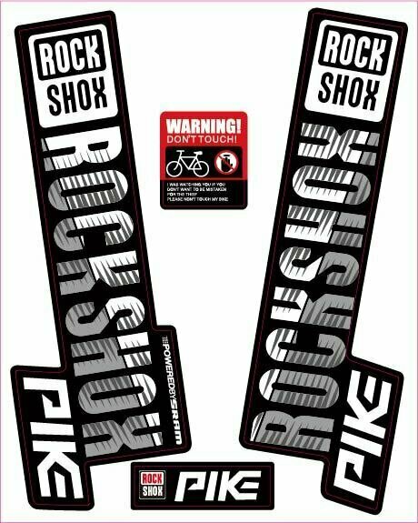 Наклейка LYRIK ROCK-SHOX, для горного велосипеда, 2018, передняя вилка