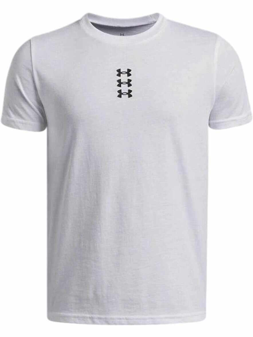 Футболка спортивная UA B HOOPS Triple Logo SS