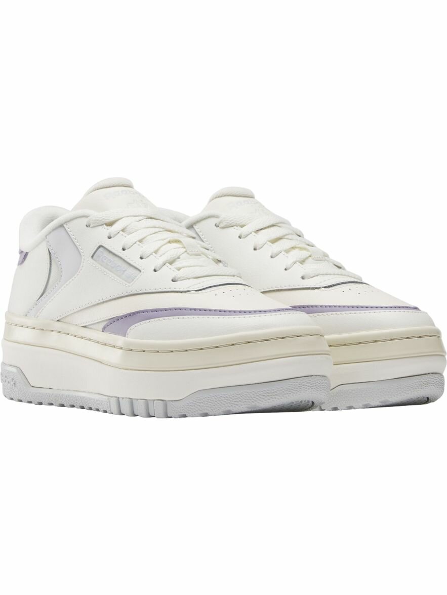Кеды Reebok Club Classic Extra W, полнота F, размер 6 US, белый-бежевый — фото 1