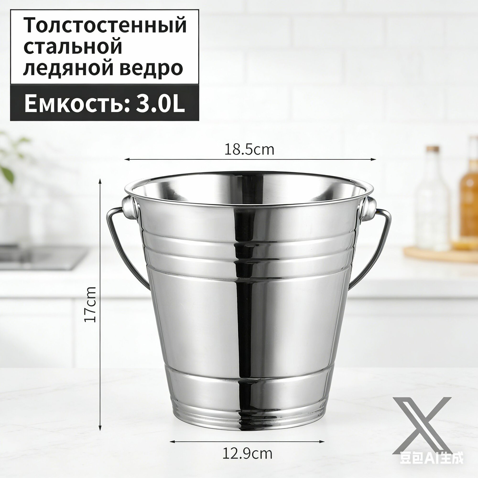 Ведерко для льда, 3 л