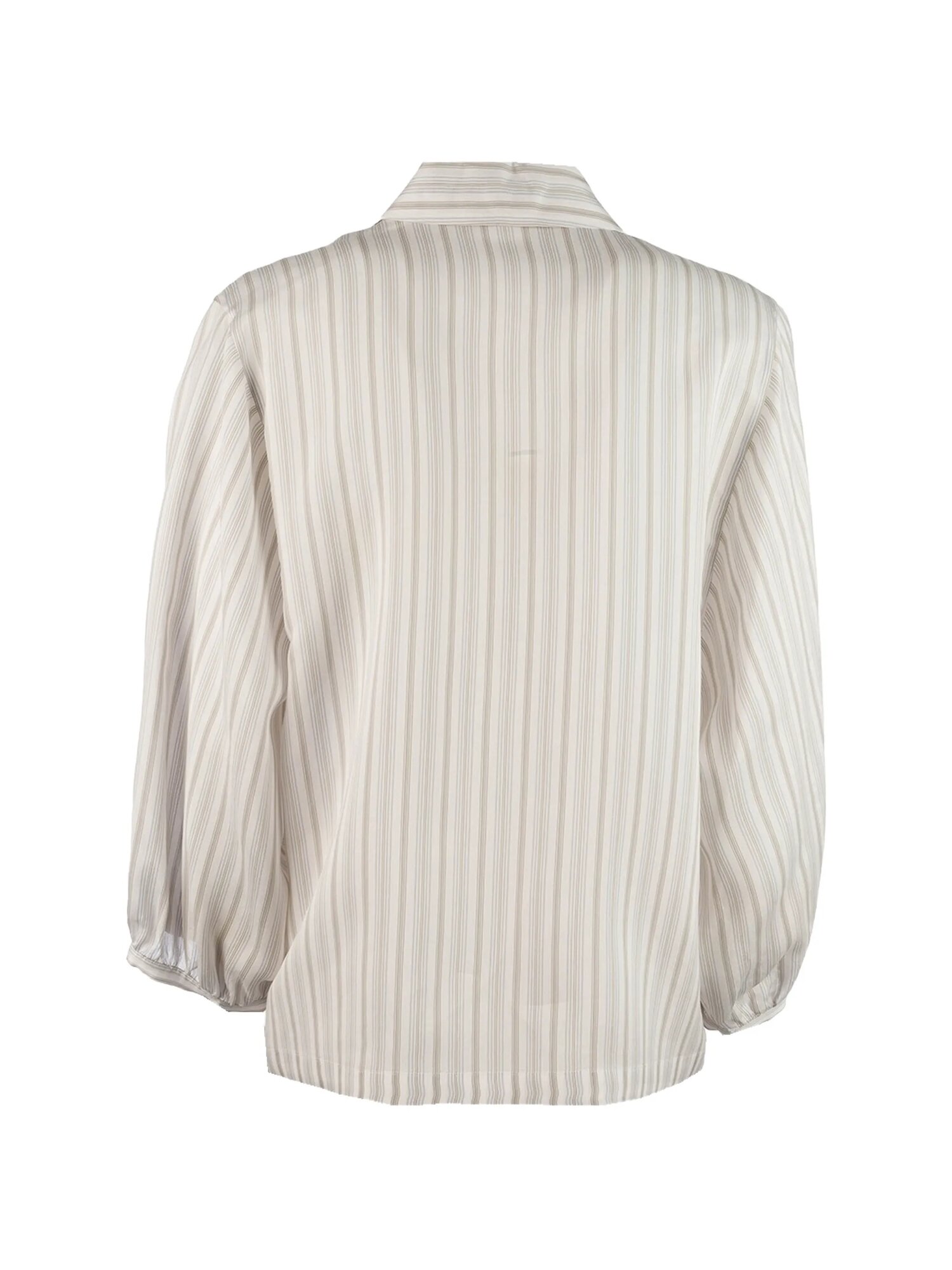 Рубашка PESERICO Striped button-up shirt, размер 46, разноцветный — фото 1