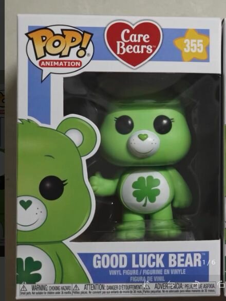 Коллекционная виниловая фигурка Медведь Удачи из мультсериала Care Bears, артикул 355