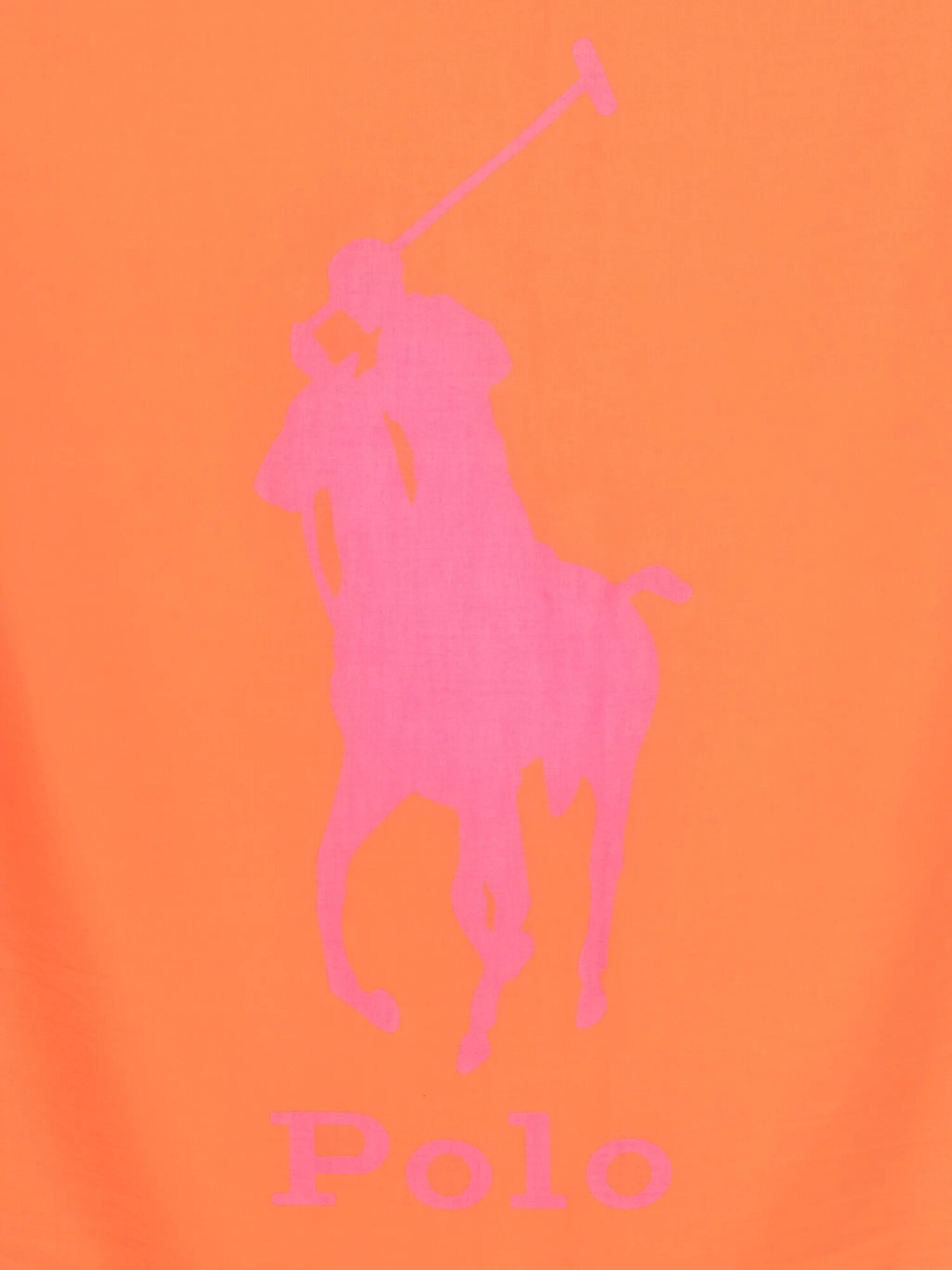 Накидка Polo Ralph Lauren, размер OneSize, оранжевый — фото 1