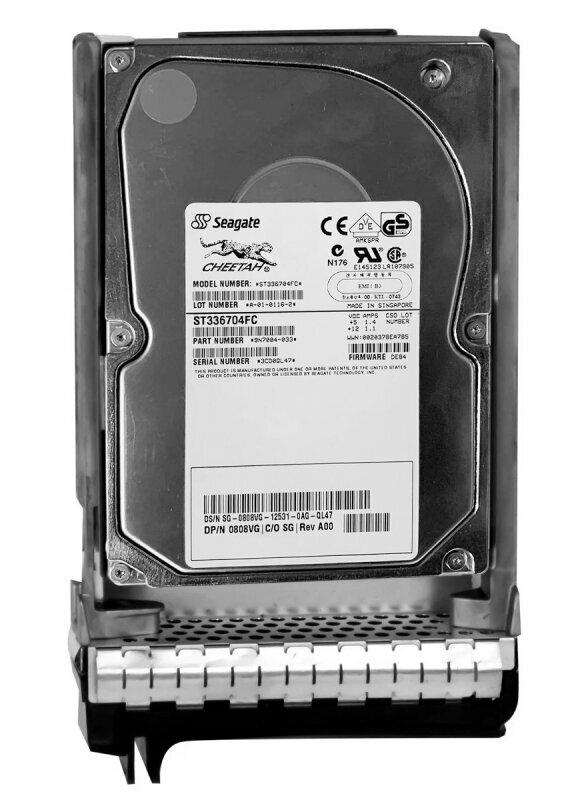 Жесткий диск Dell 36.4Gb 10000 Fibre Channel 3.5" HDD 808VG