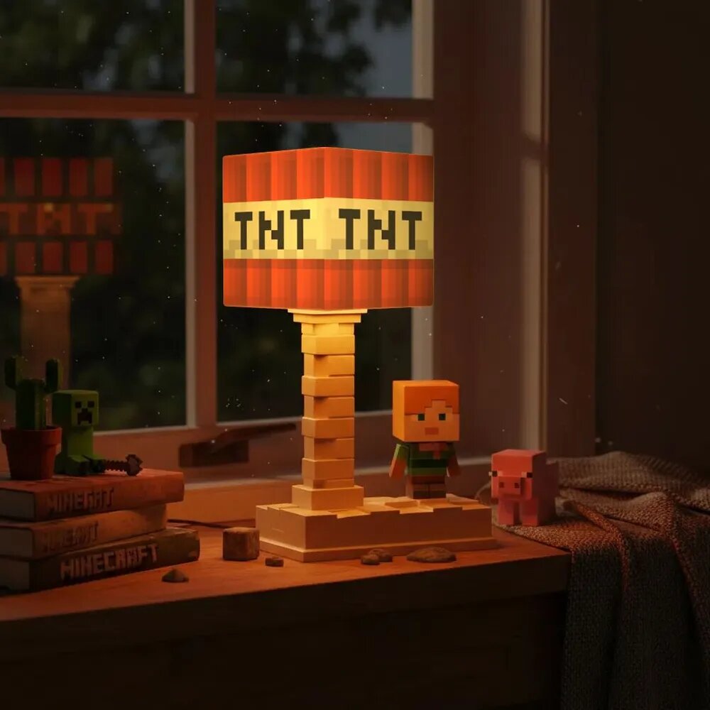 Minecraft TNT Ночной свет — фото 1