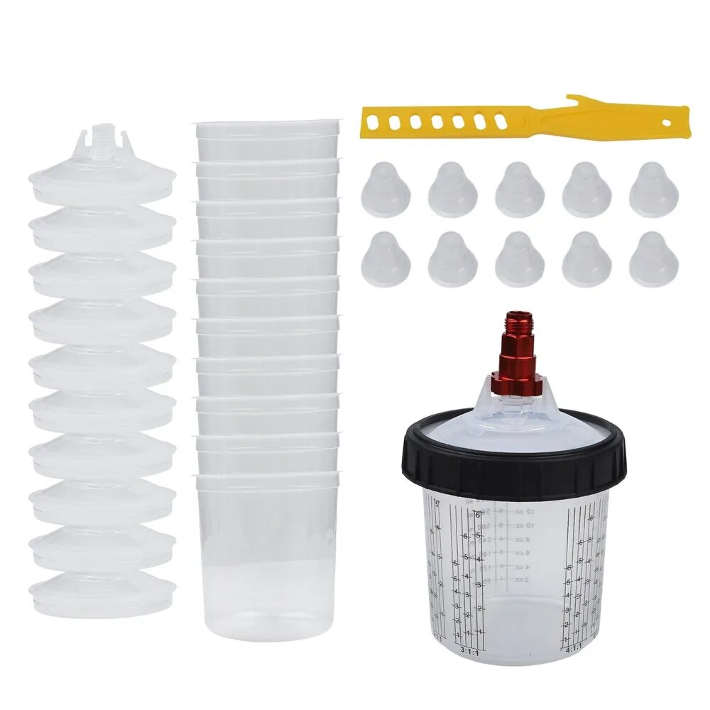 Одноразовые мерные стаканы для смешивания краски, 600 мл, набор из 10 шт