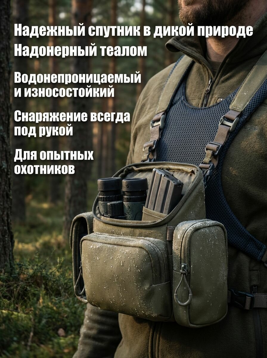Портативная сумка для охотничьих биноклей, наружная прочная водонепроницаемая