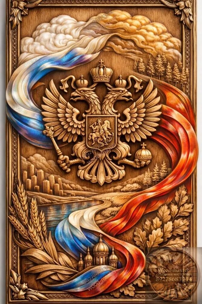 Рельефная металлическая вывеска (20х30см)