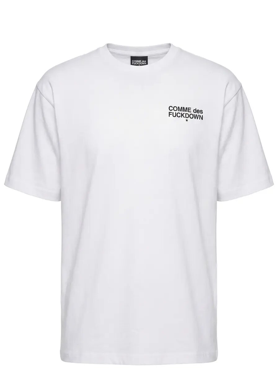 Футболка хлопковая COMME DES FUCKDOWN