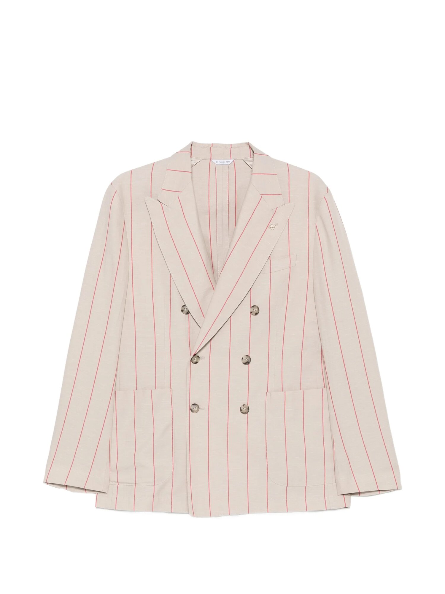 Пиджак Double-breasted striped blazer