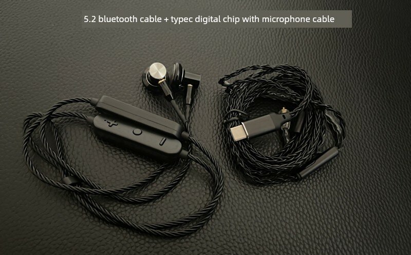 Беспроводные наушники с кабелем Bluetooth 5.4 и микрофонным кабелем Type-C, поддержка LDAC и aptX HD