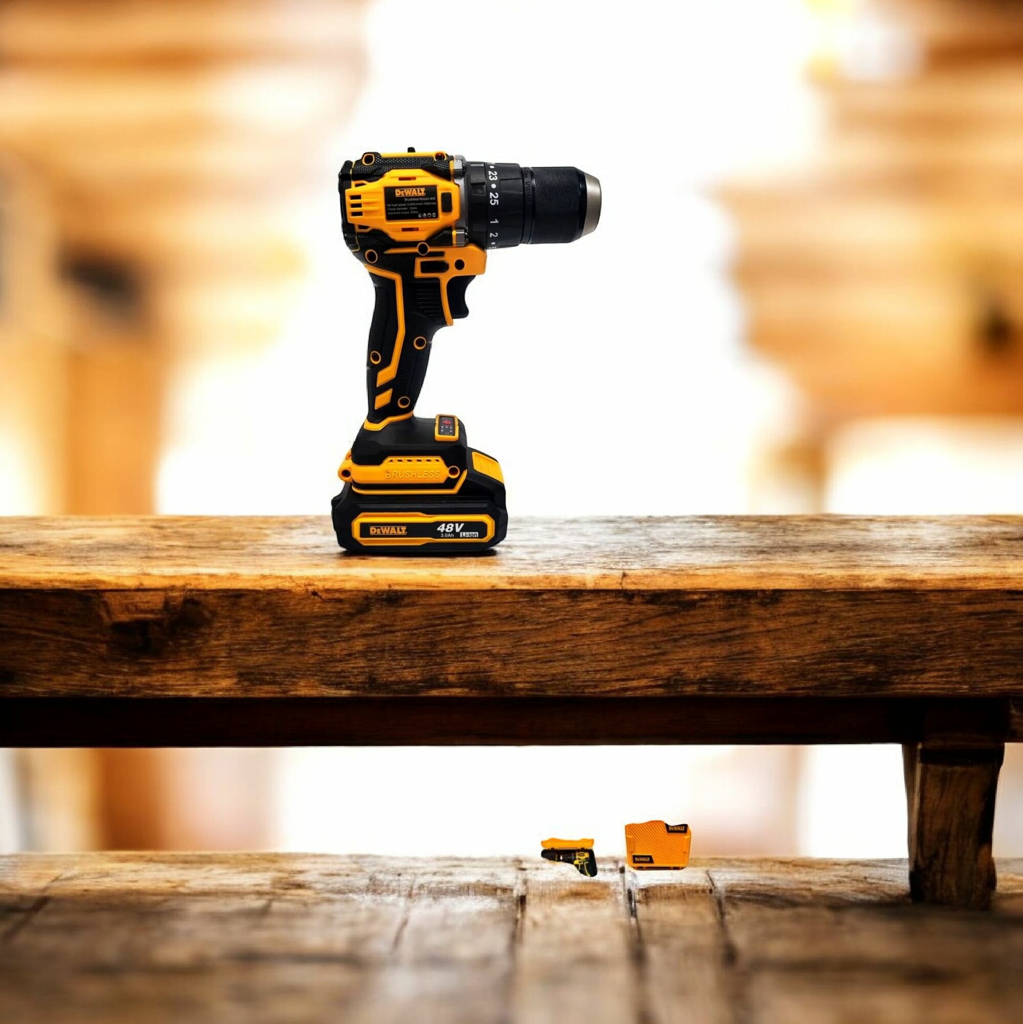 DeWalt Дрель-шуруповерт, 48 В, 80 Нм, 2 АКБ