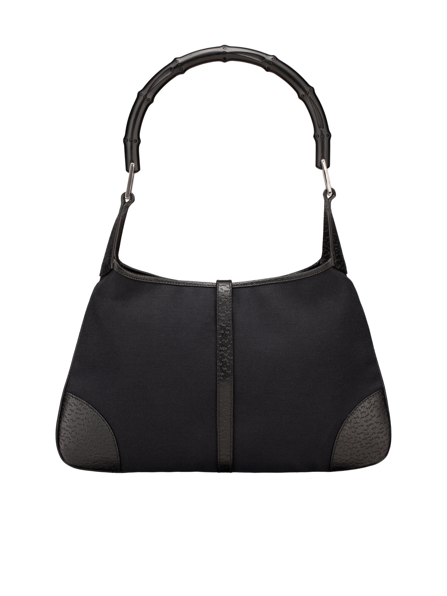Сумка хобо GUCCI Jackie Bamboo Vintage, черный — фото 1