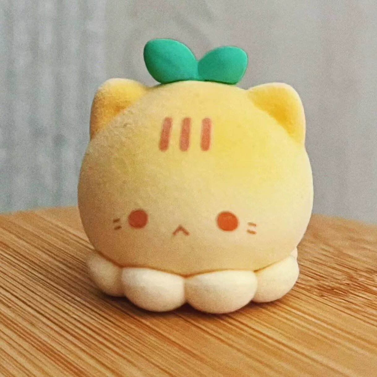 Оригинальная фигурка-сюрприз Strawberry Musta Octopus Meow Meow Fruit Market Cute Blind Box, подарок жёлтый персик