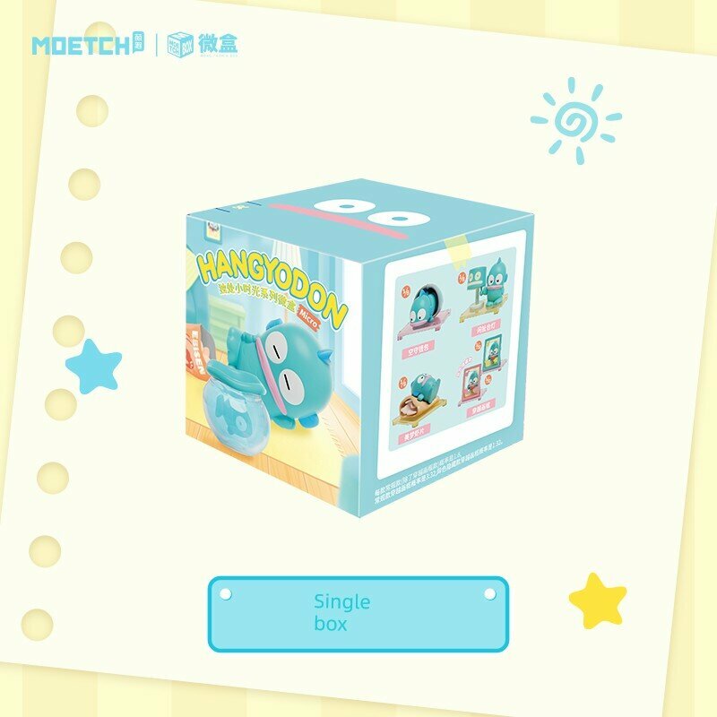 Sanrio рыба-клоун Хантон, маленькая серия, микрокоробка Хундодон, слепая коробка, украшения, подарок ручной работы