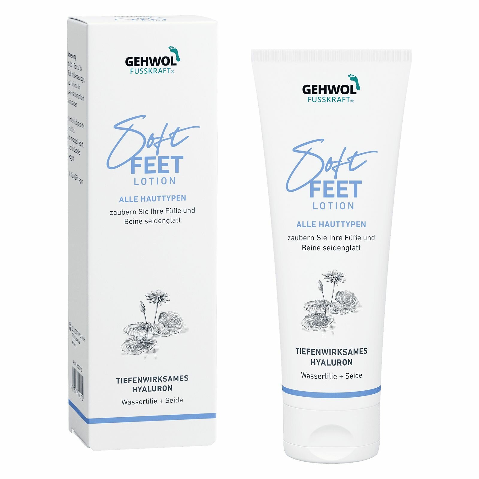 Gehwol Soft Feet Lotion Лосьон Водяная лилия и шелк, 125 мл