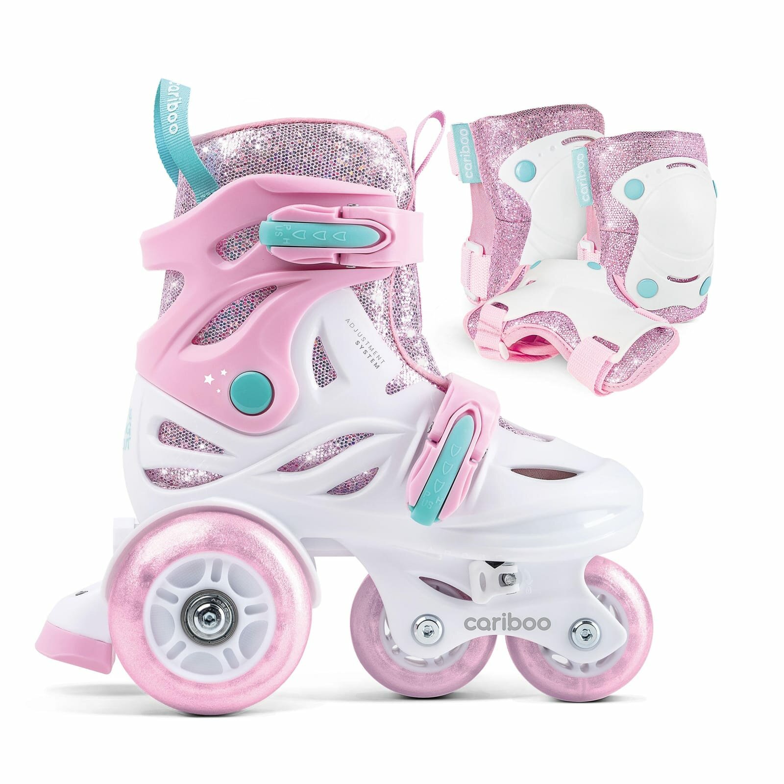 DECATHLON ролики decathlon cariboo ballerina, размер s, розовый