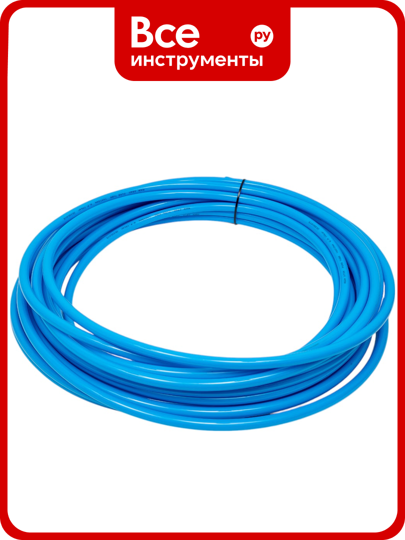 Пневмотрубка полиэтиленовая HIMPT 25 м pu98 16x12 мм (10 атм) китай 00-00019247, передачи воздуха