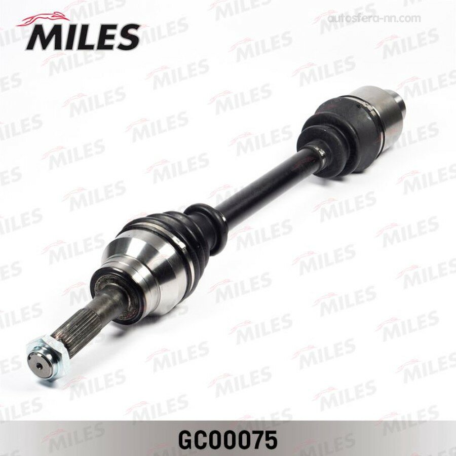 MILES GC00075 Привод в сборе левый/правый MERCEDES BENZ W631 2.4D 88-96 (GKN 302865) GC00075