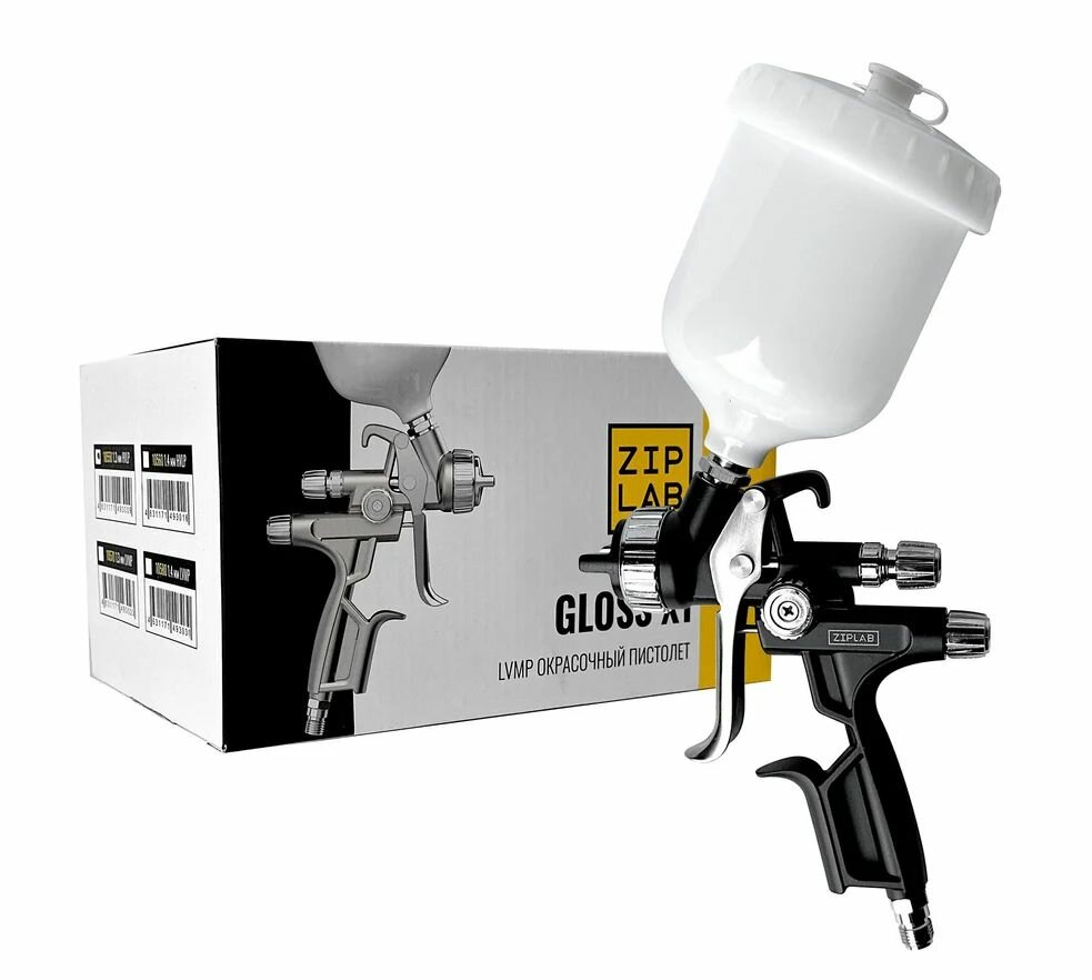 ZIP LAB Окрасочный пистолет GLOSS X1, LVMP, дюза 1.4