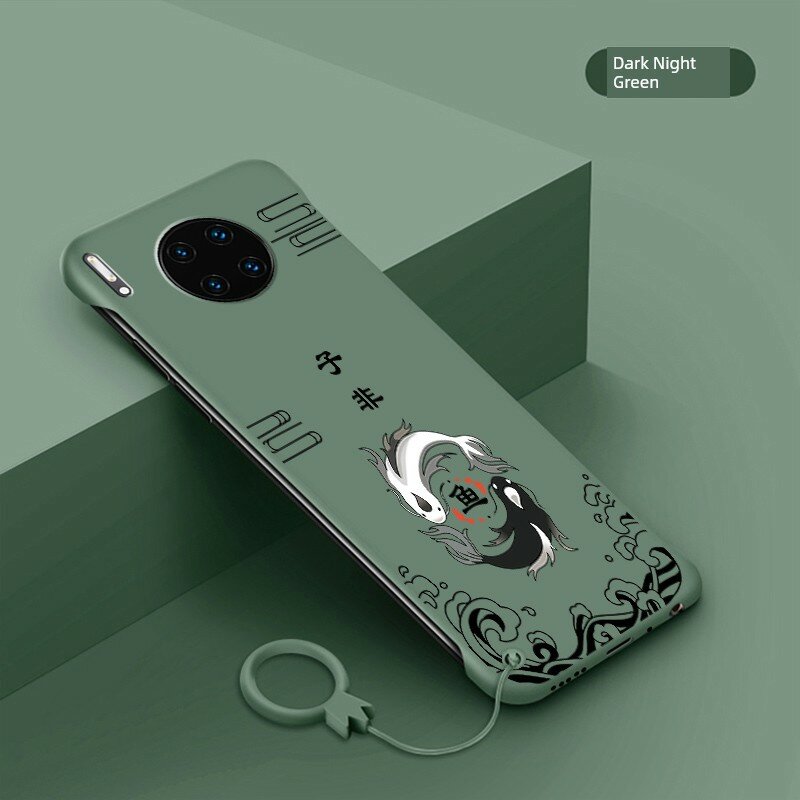 Твёрдый чехол для Huawei Mate 30 5G, ночная зелёная с узором Цзы Фэй Ю