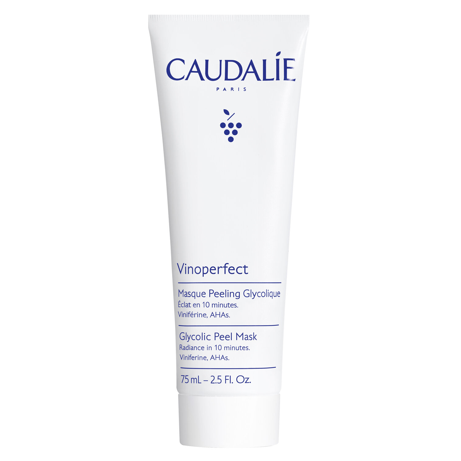 CAUDALIE VINOPERFECT Гликолевая маска-пилинг 75 мл