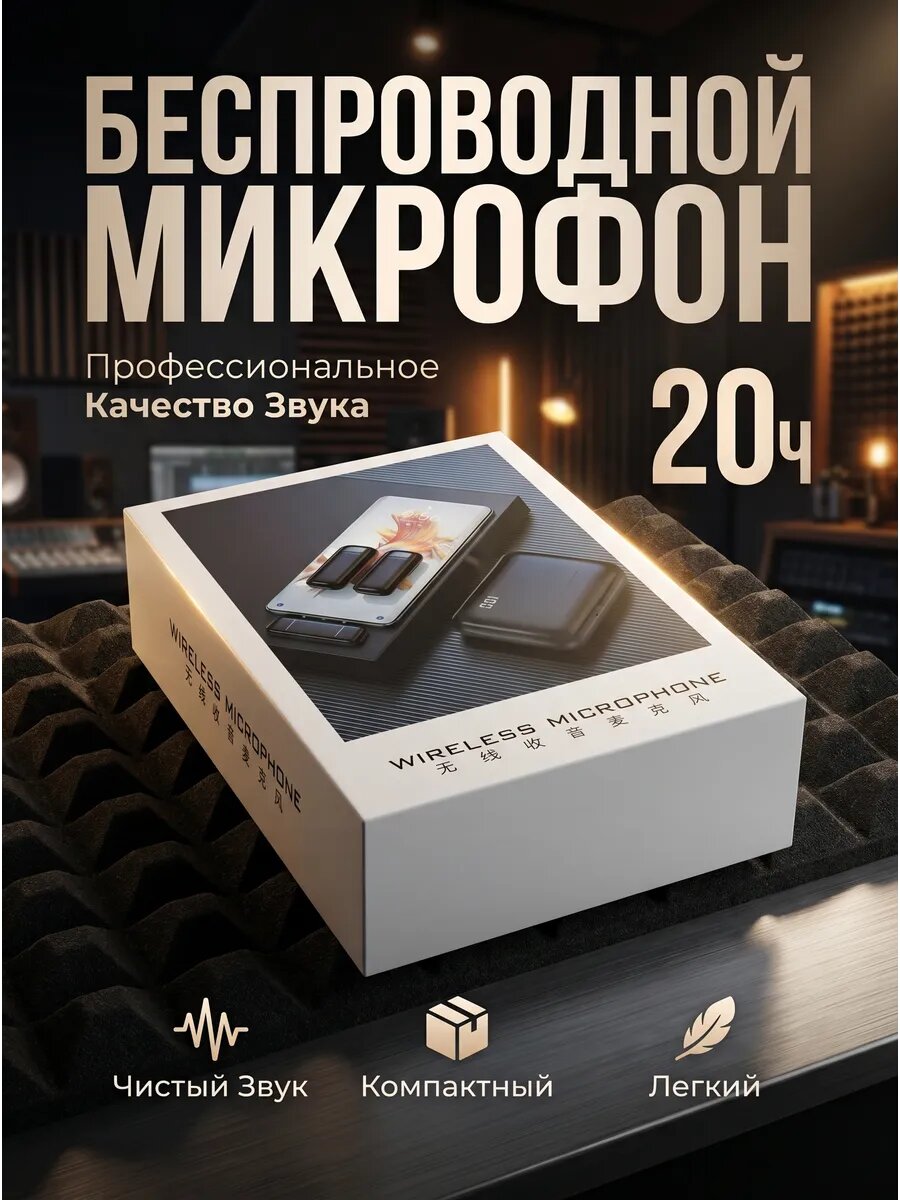 Петличный микрофон высокого качества для записи