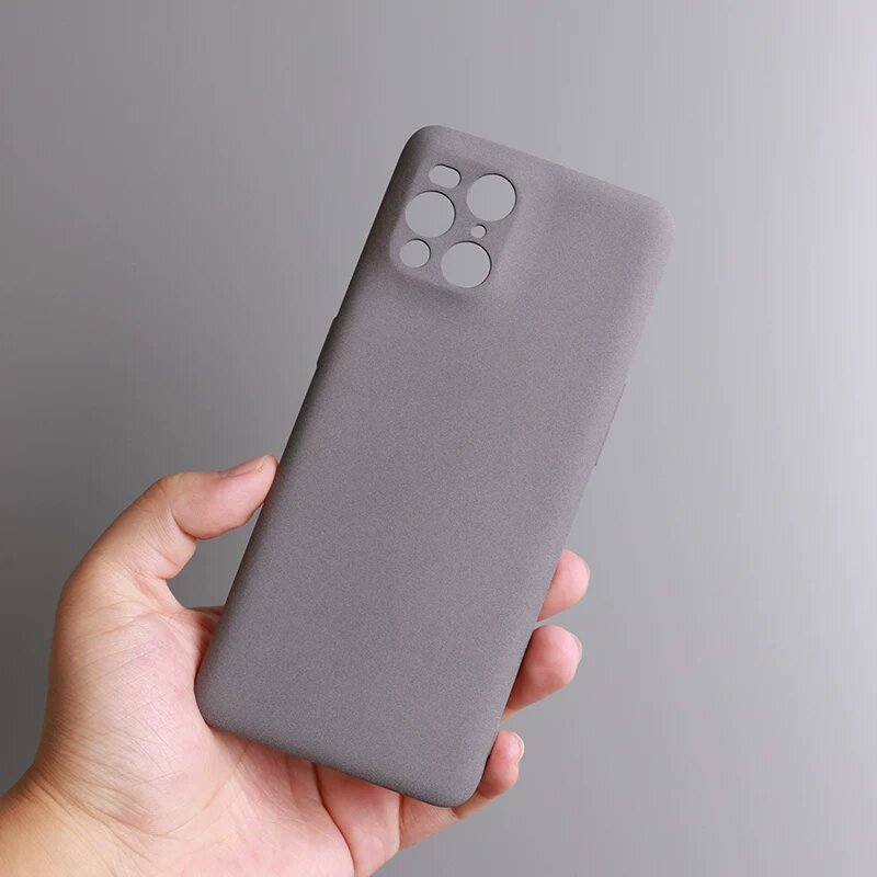 Мягкий силиконовый матовый чехол для OPPO Find X8S Plus в сером — противоскользящий и устойчивый к пятнам
