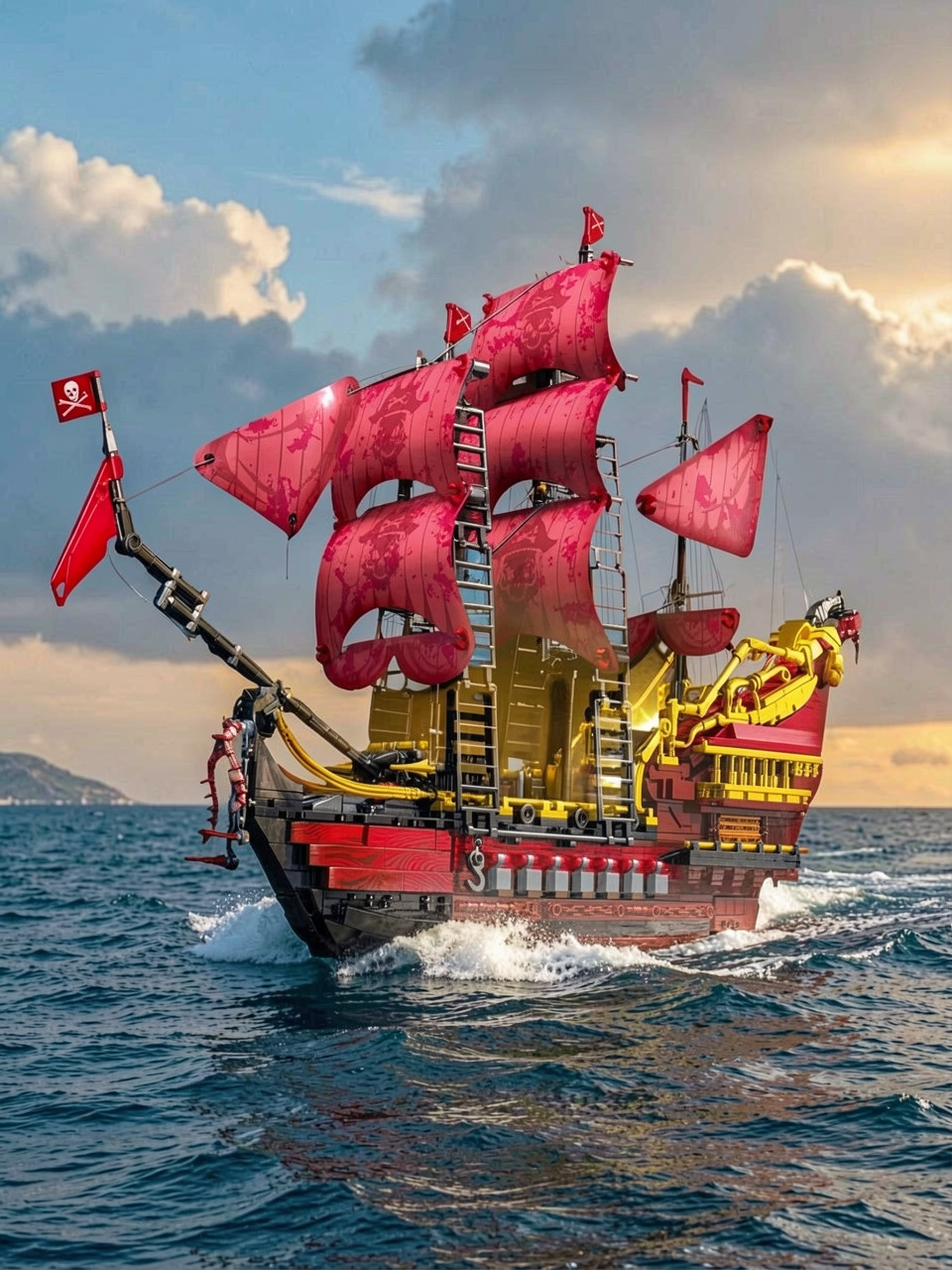 Конструктор DK Toys "Королева Анна", светящийся, 2088 деталей, от 6 лет