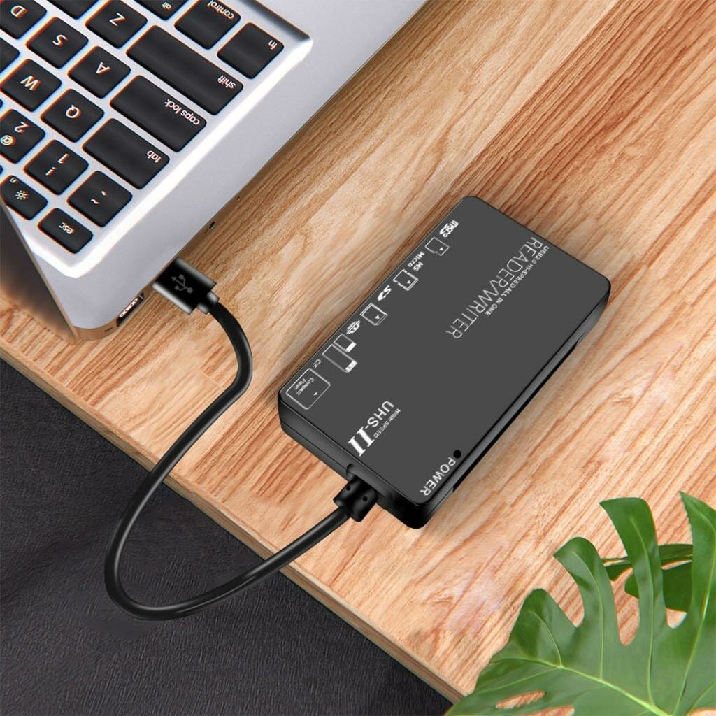 5-в-1 кард-ридер USB/Type-C, USB — фото 1