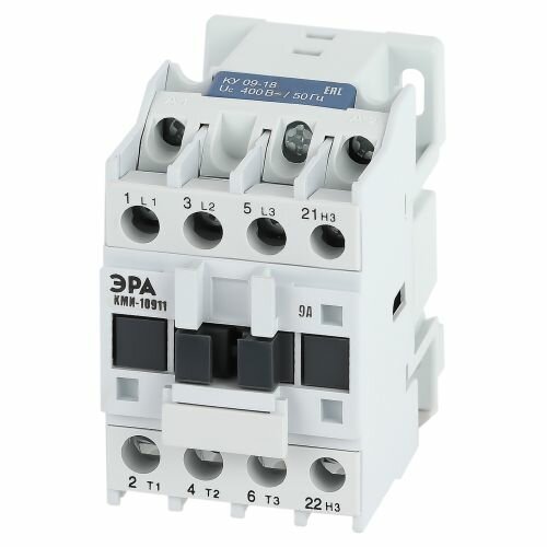 Контактор PRO KKM11-009-400-01-E КМИ-10911 9А 400В/АС3 1НЗ Эра Б0050426