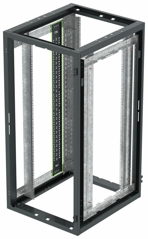 Органайзер кабельный вертикальный 42U чер. LINEA S ITK LS-CO05-42U-V