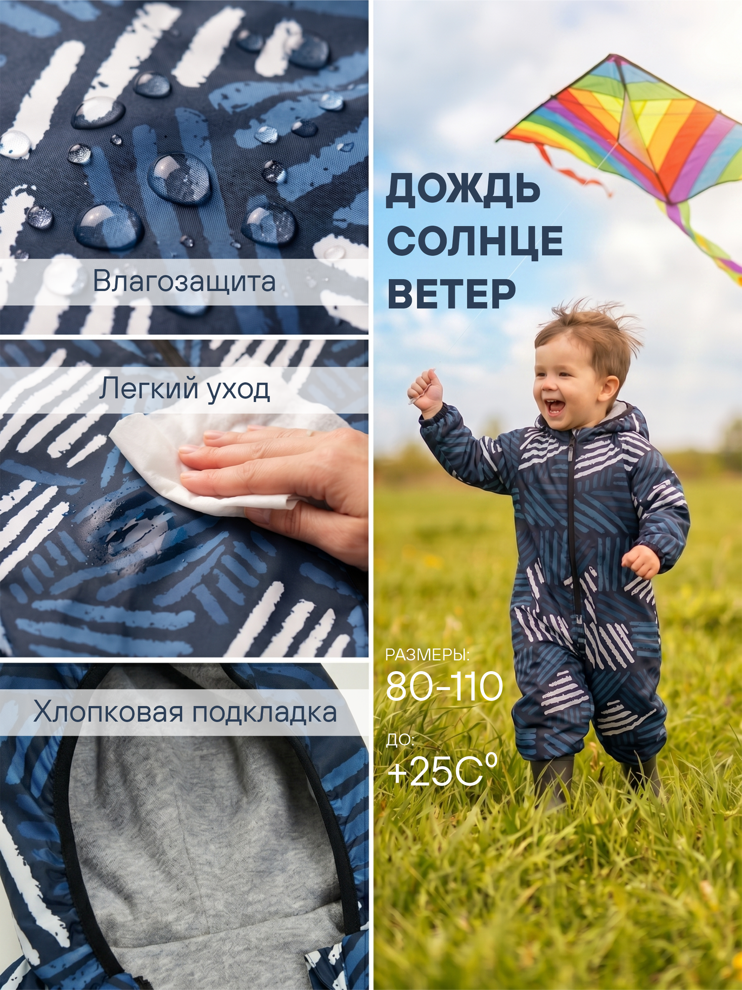 Комбинезон-дождевик Муссон 2.0