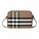 Сумка BURBERRY, фактура пэчворк, коричневый