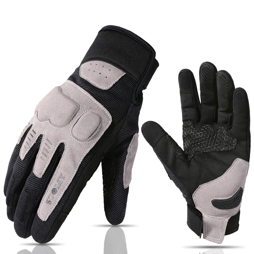 Suomy 2023 новые Мотоциклетные Перчатки женские розовые Guantes Moto гоночные Черный, M, SU21 Gray