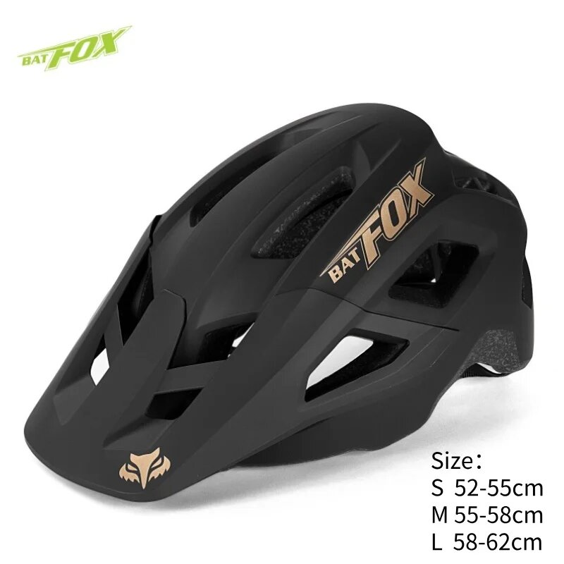 BATFOX Speedframe, шлем для MTB, черный, S 52-55см