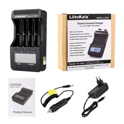 Liitokala lii-600 lii-500 lii-500S зарядное устройство для аккумуляторов