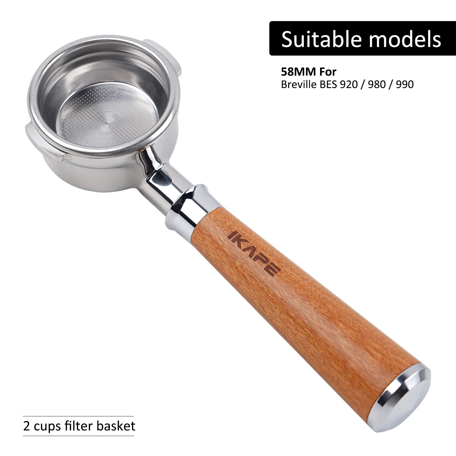 Портафильтр IKAPE 58мм для Breville BES 920/980/990