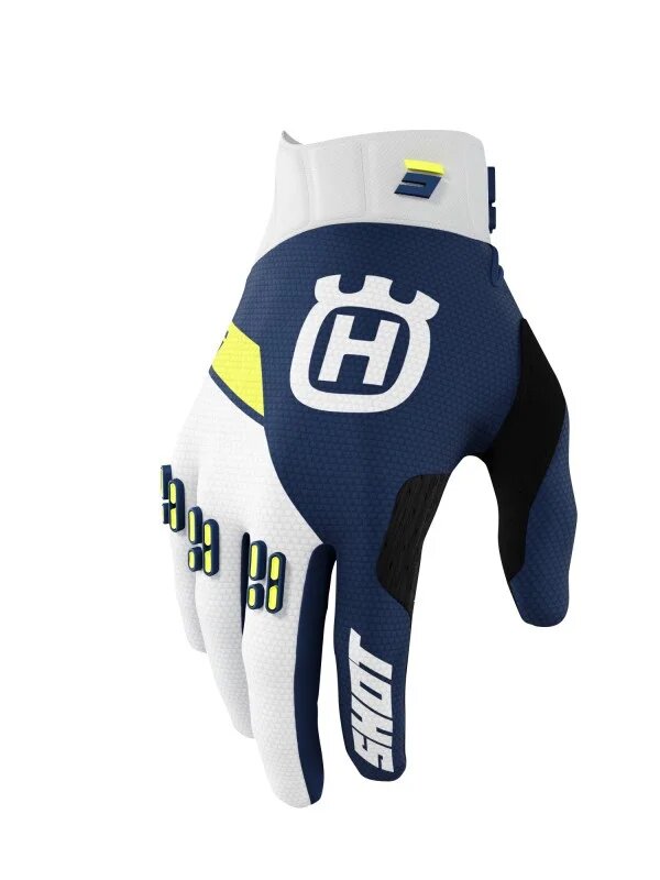 Перчатки Shot Husqvarna Motocross, темно-синий/шампань, XXL