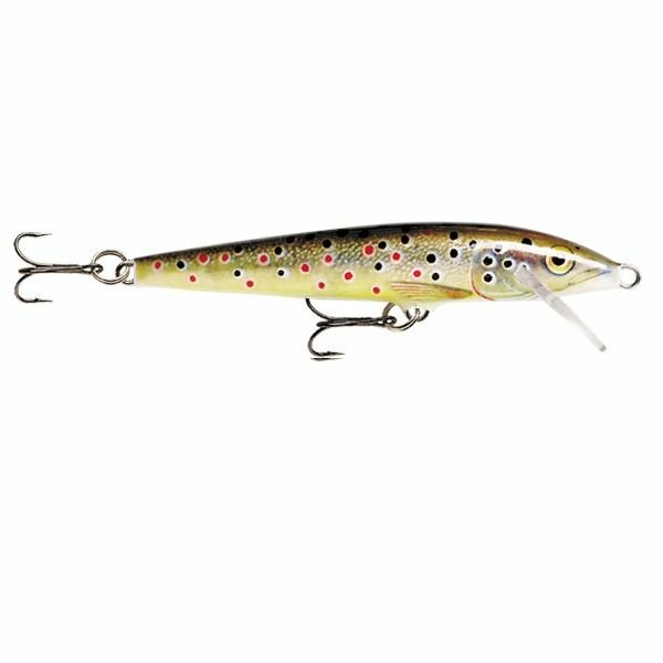 Воблер для рыбалки Rapala Floater на щуку минноу 9 см 5 гр #TR